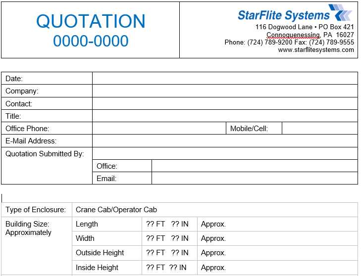 Crane & Operator Cabs | StarFlite Systems